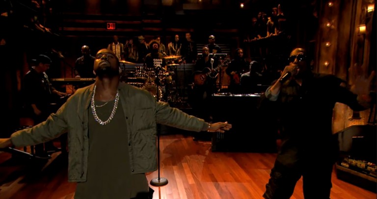 Watch Kanye West perform 'Bound 2' on 'Fallon'
