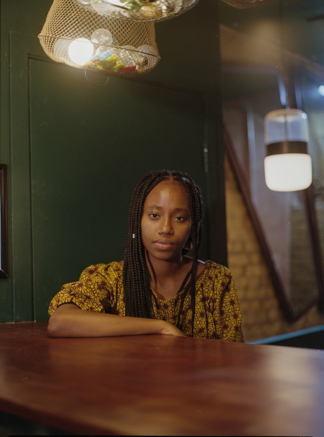 Denai Moore Backstage with Best Fit