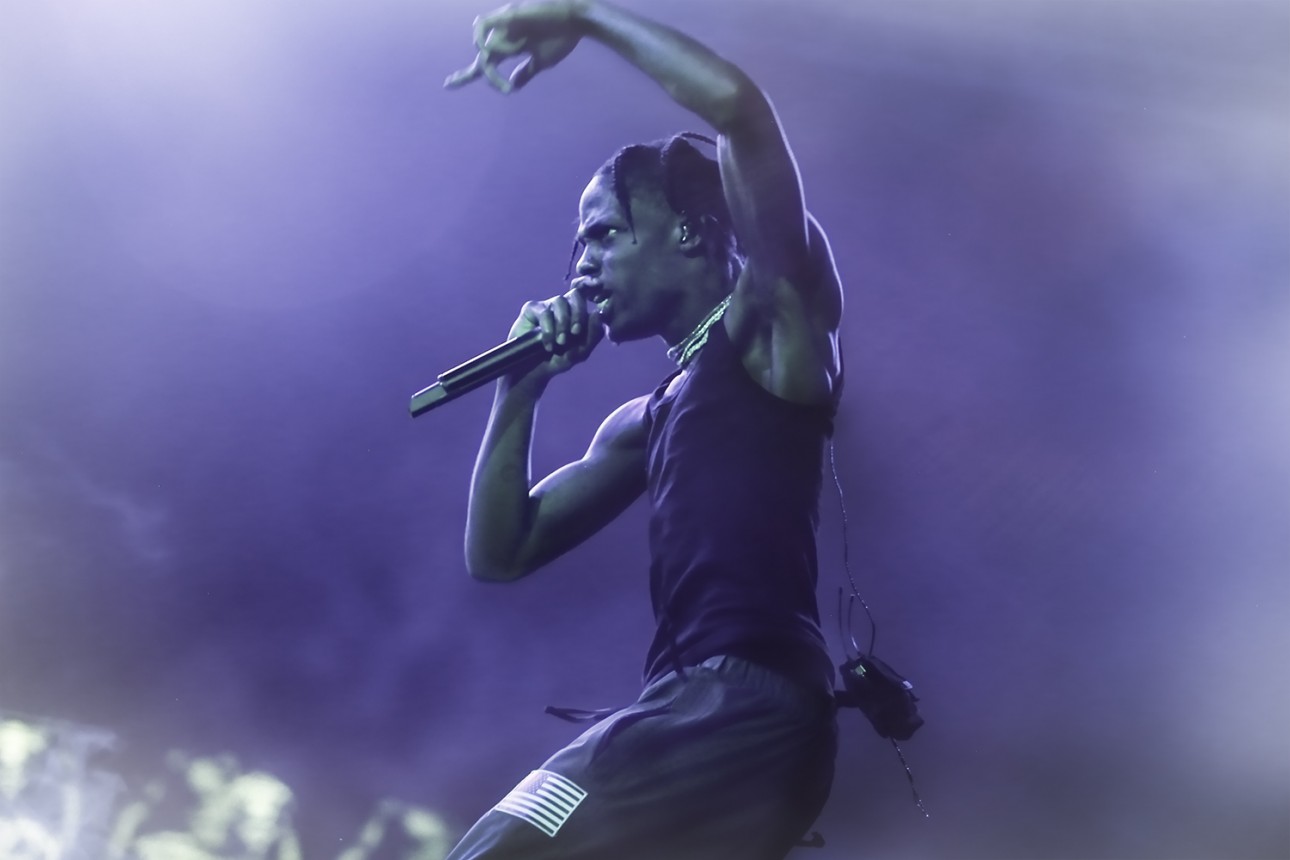 Travis Scott keeps promise and designs t-shirts for Houston High School ...