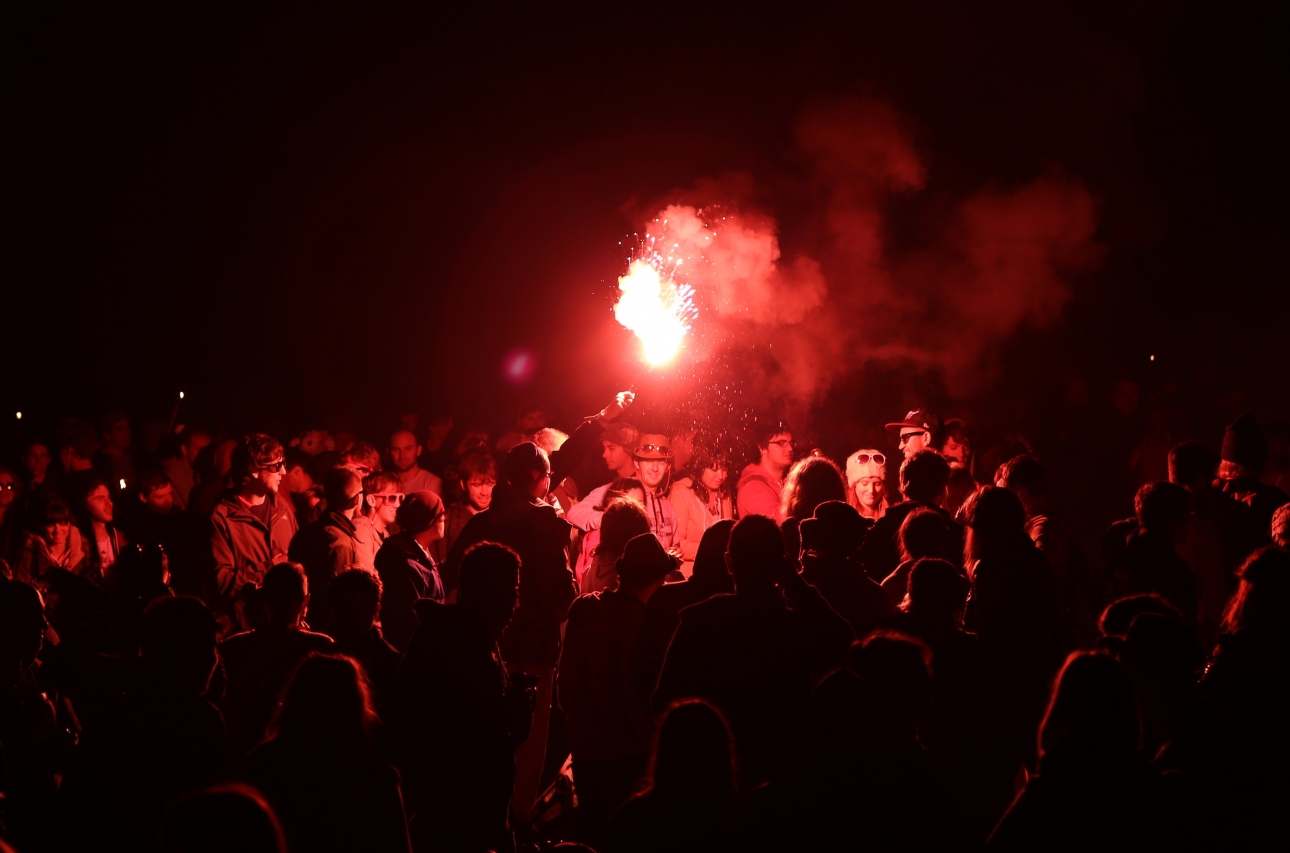Lighting a flare at a festival could land you in prison for up to three ...