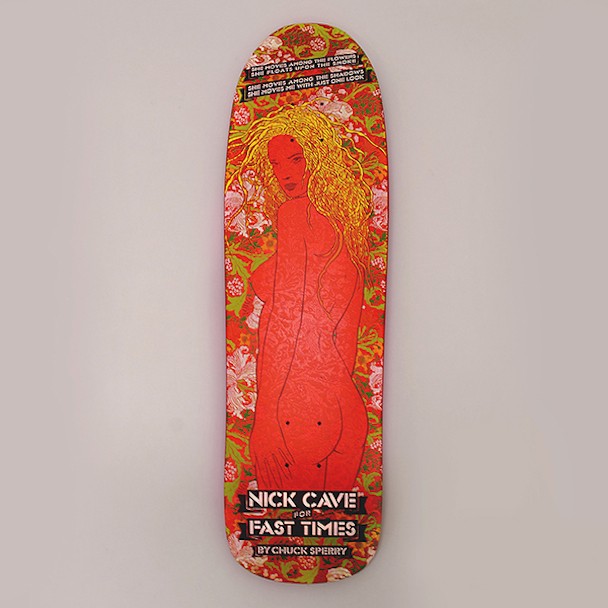 Nick Cave has designed a totally gnarly skateboard