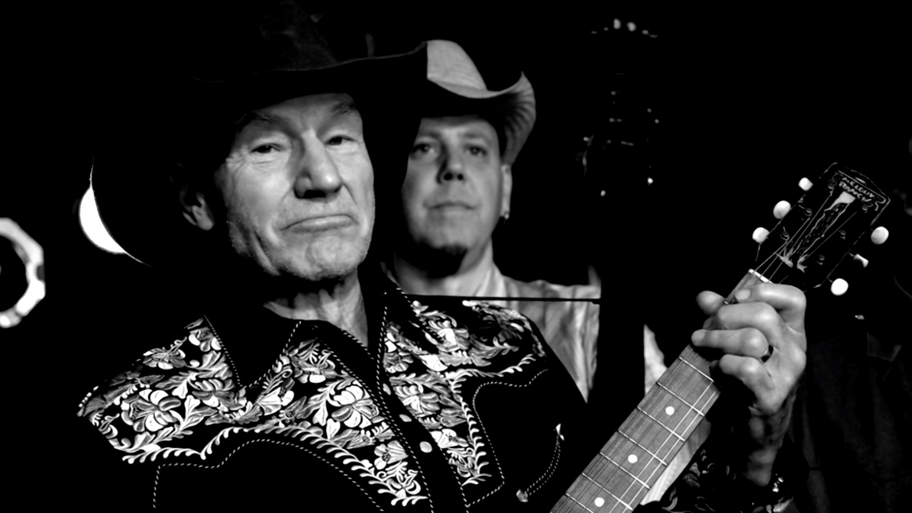 Patrick Stewart is “Britain’s most beloved cowboy crooner” in a new ...