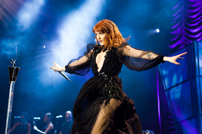 Dazzling shots of Florence + the Machine in London