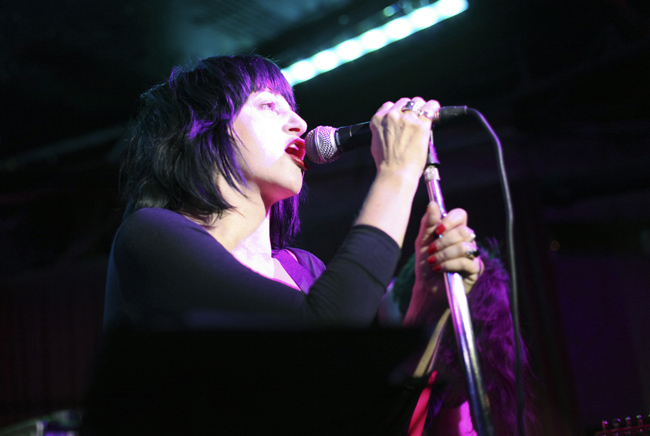 Photos of Lydia Lunch at the Borderline in London