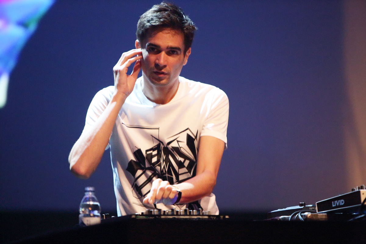 Photos of Jon Hopkins at London's Royal Festival Hall