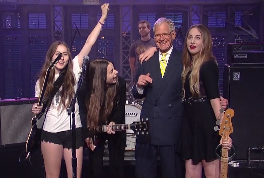 Haim perform 'Forever' live on Letterman | The Line of Best Fit