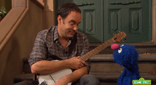 Watch Dave Matthews do a duet with Grover on Sesame Street | The Line ...