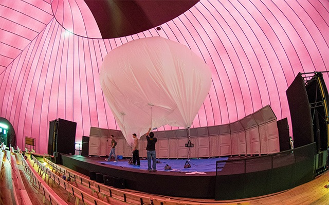 Japan invent world's first inflatable music venue | The Line of Best Fit